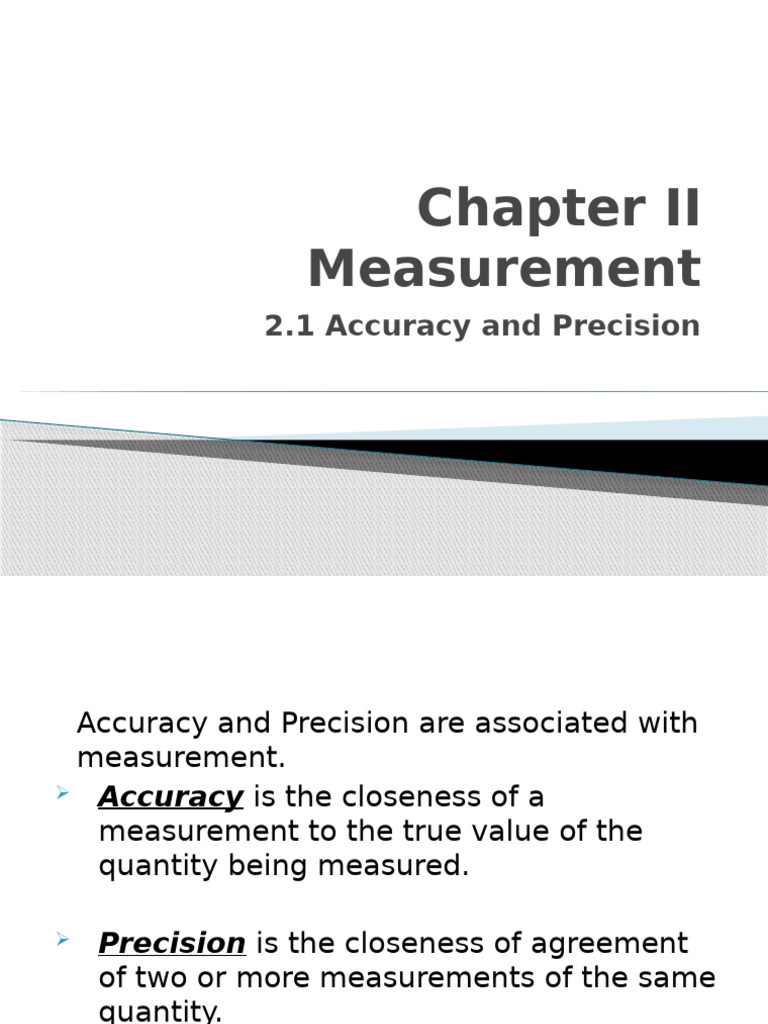 Understanding Accuracy and Precision | PDF | Teaching Methods & Materials