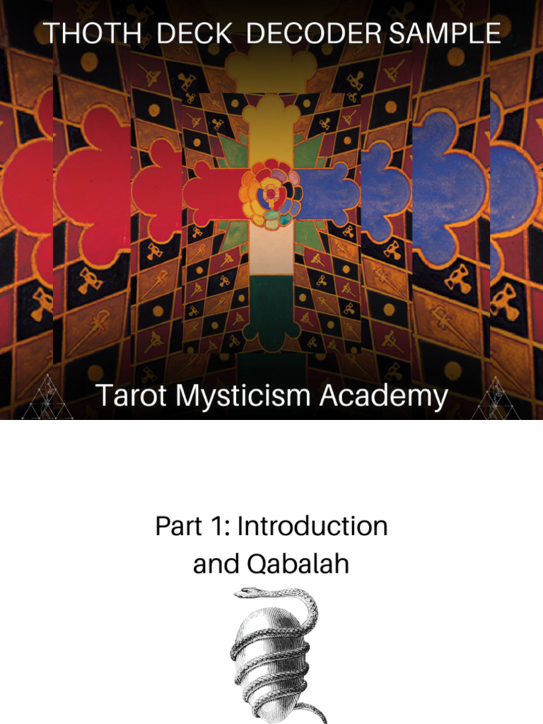 Thoth Deck Decoder Sample | PDF | Hindu Philosophy