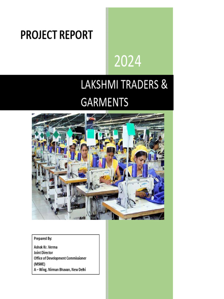 Lakshmi Traders & Garments | PDF | Working Capital | Clothing