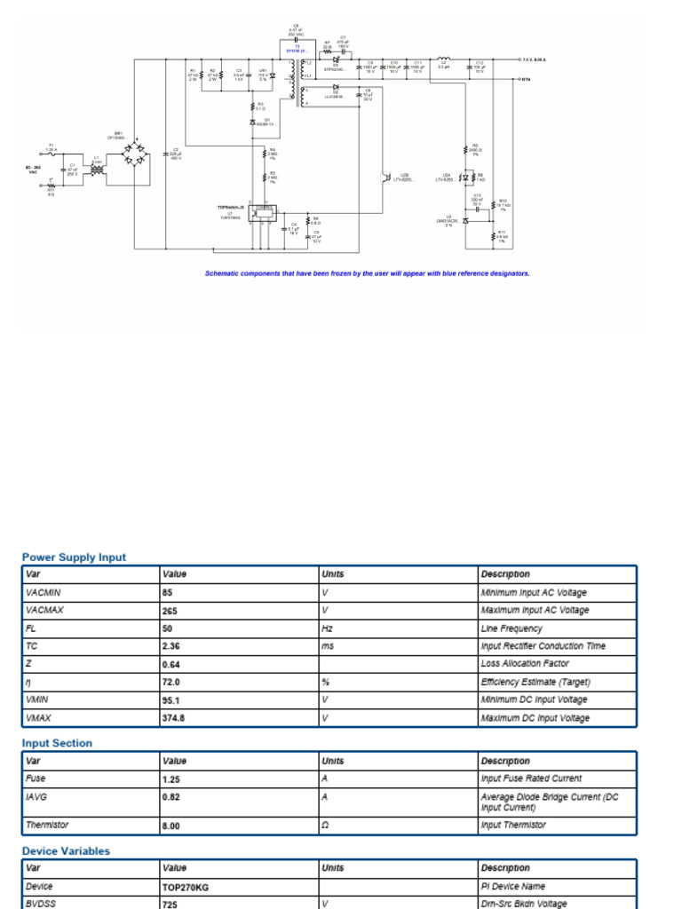 3241 TOPSwitch-JX Flyback Design1 EFD30 | PDF