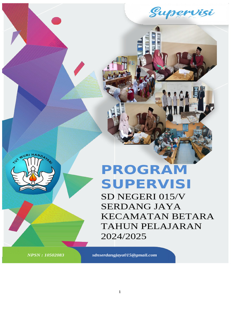 Program Supervisi Kepala Guru | PDF | Karier & Perkembangan