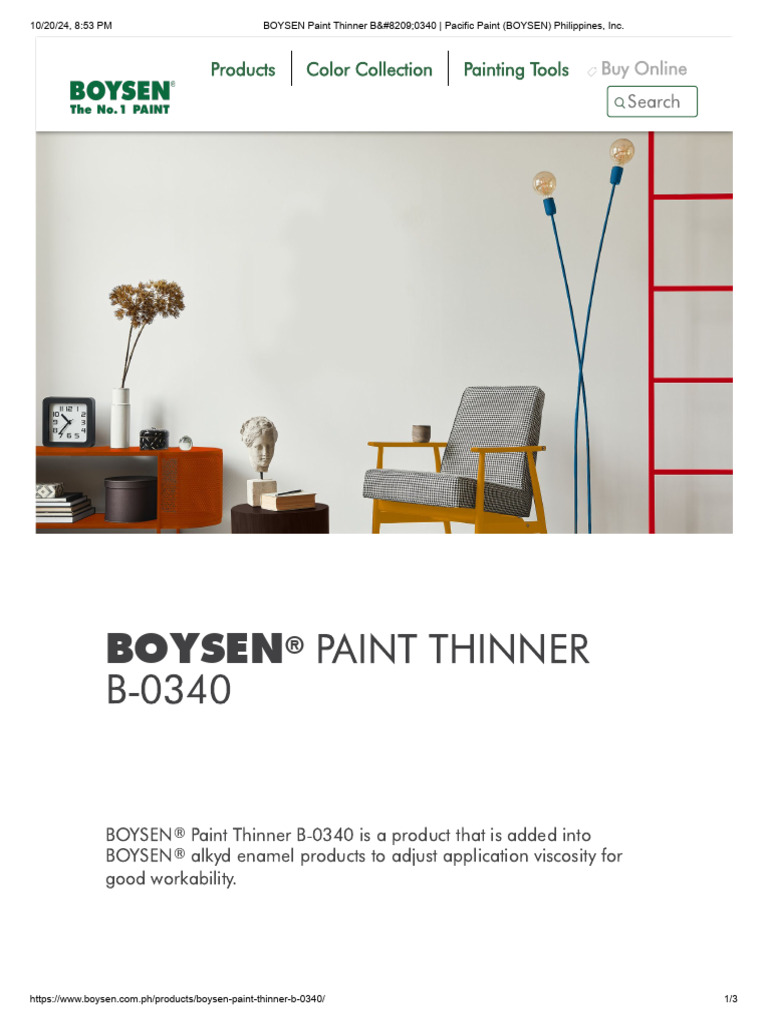 Paint Thinner | PDF | Paint | Plastic Arts