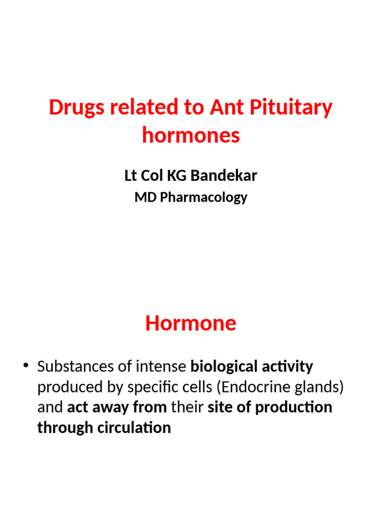 Drugs Rel To Ant Pituitary Hormones 2 | PDF | Luteinizing Hormone ...