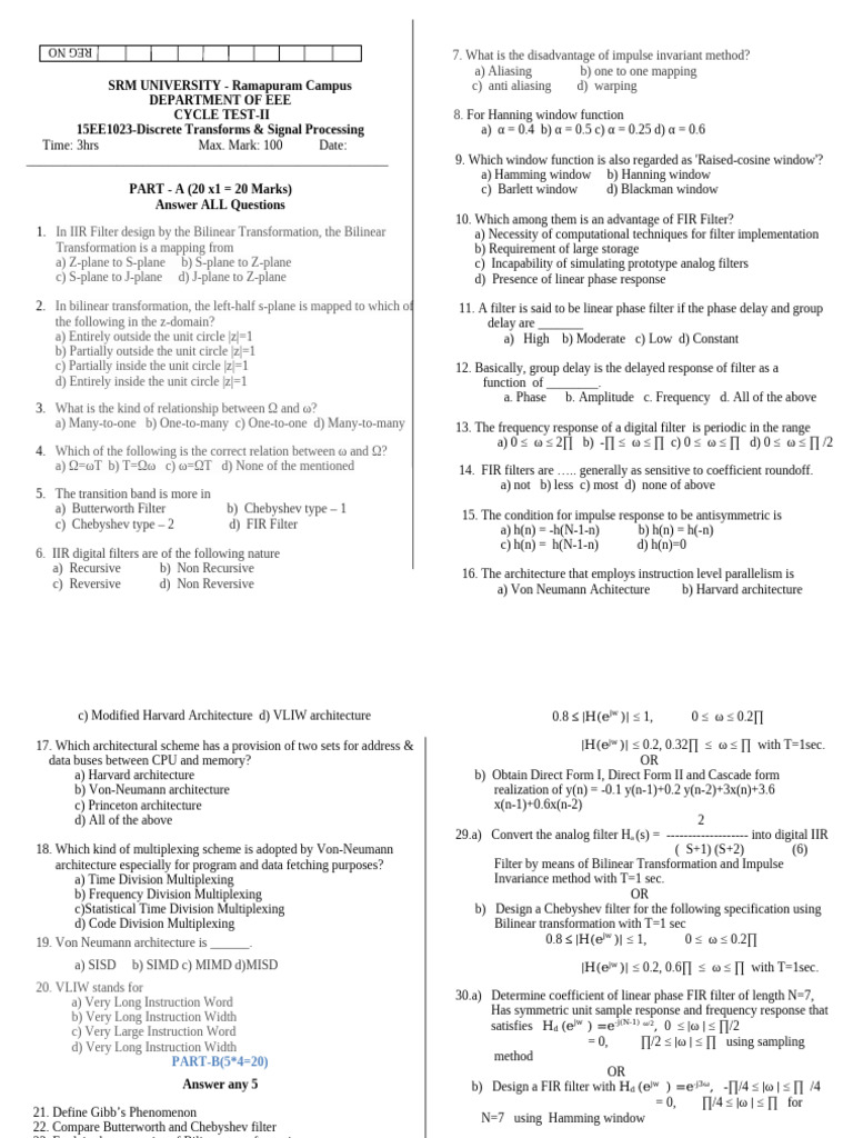 Modelqp 1 2017 | PDF | Filter (Signal Processing) | Applied Mathematics