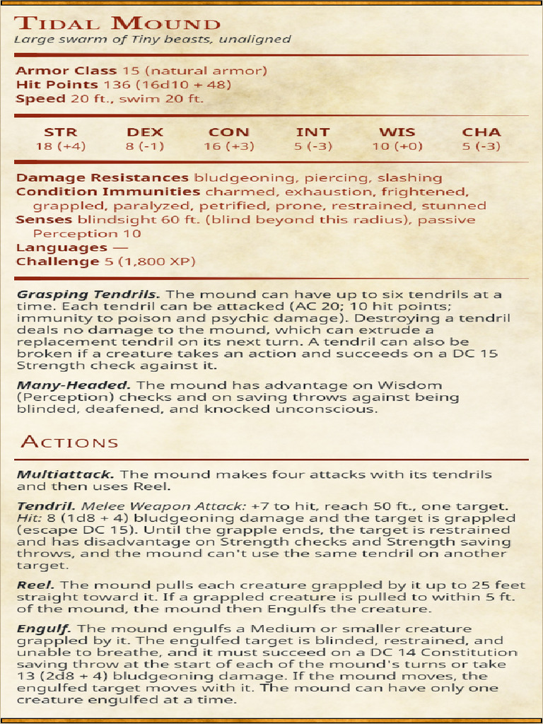 Tidal Mound | PDF