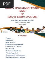 QMS Teachers Toolkit | PDF