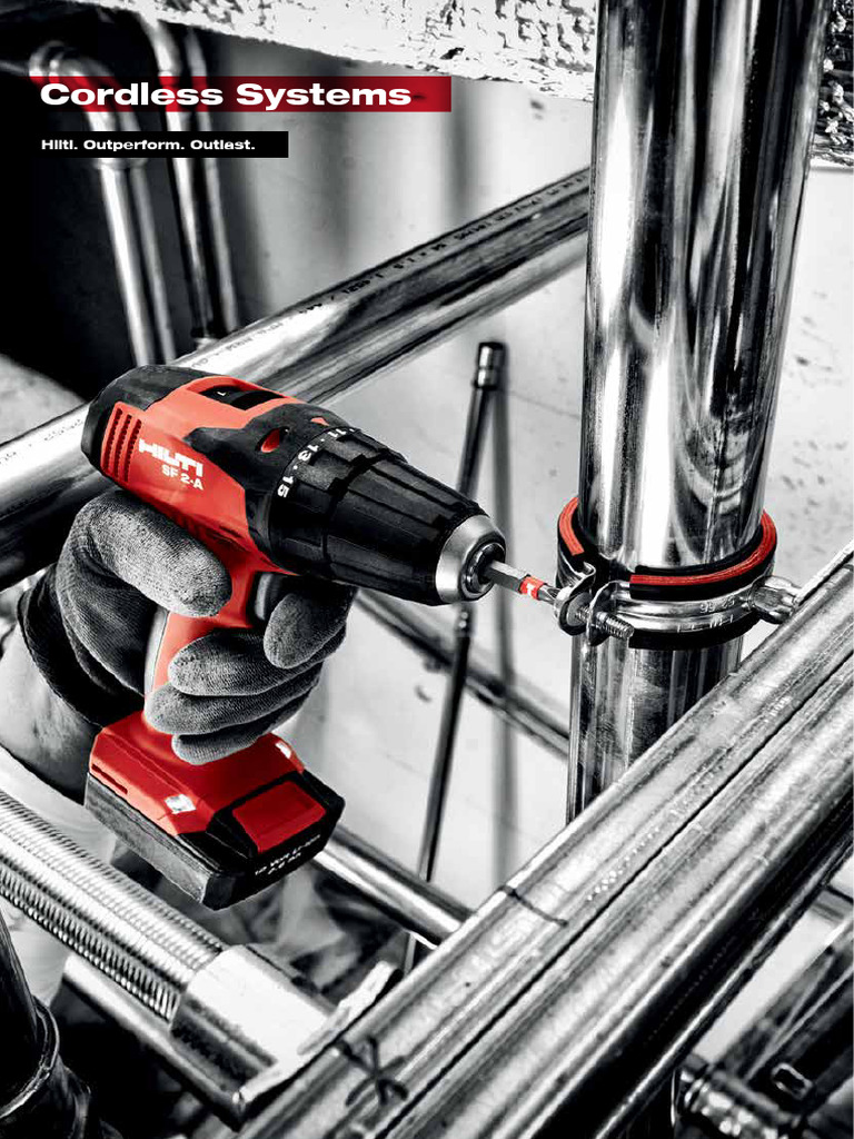 HILTI - Cordless Systems | PDF | Drill | Lithium Ion Battery