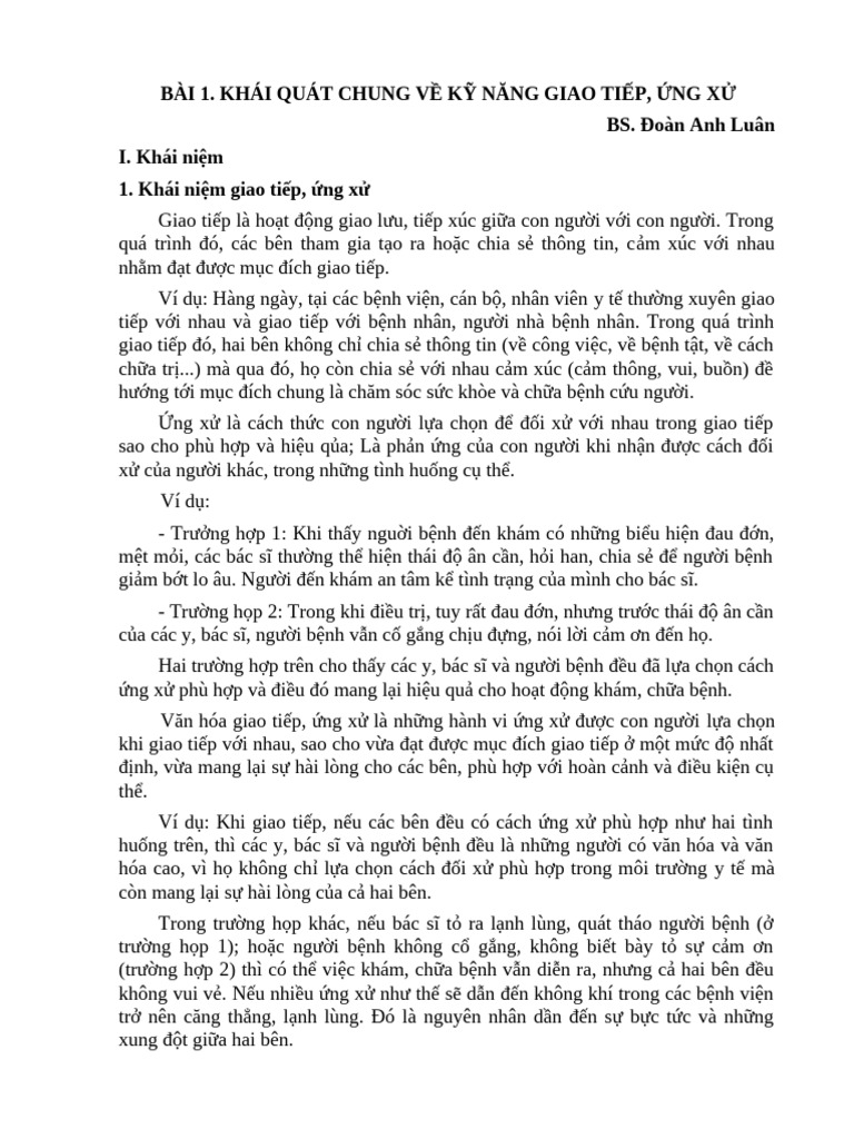 Giao Tiep Chung | PDF