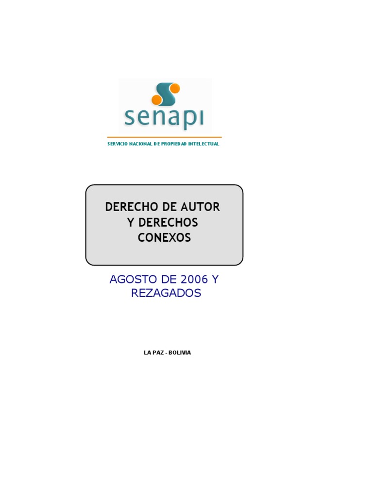 Senapi Derechos de Autor Ago 06 | PDF