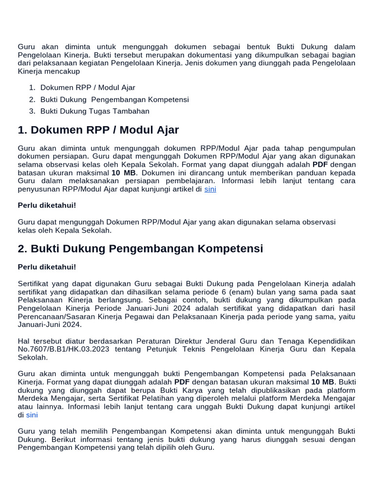 Bukti Dukung RHK-1 | PDF