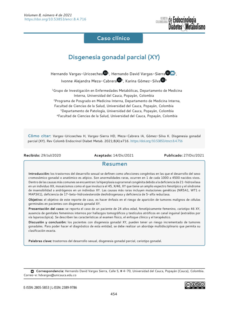 Artículo 1 - ORL | PDF | Sexo | Especialidades Medicas