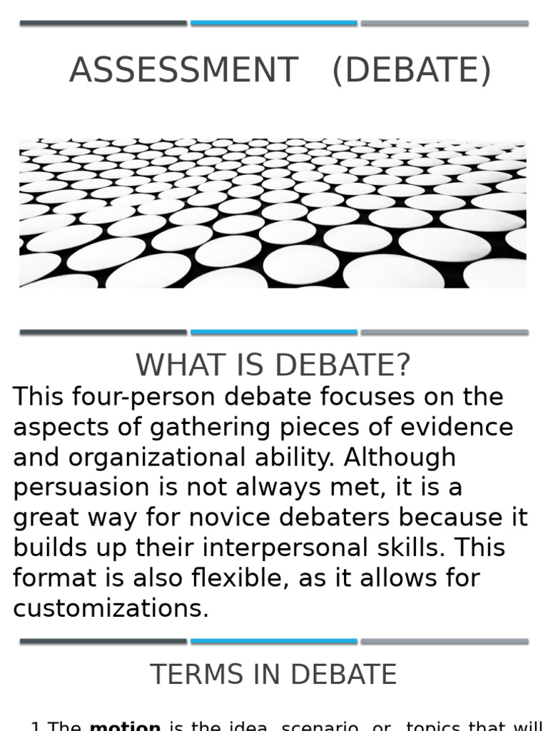 Understanding Debate Structure and Terms | PDF | Law