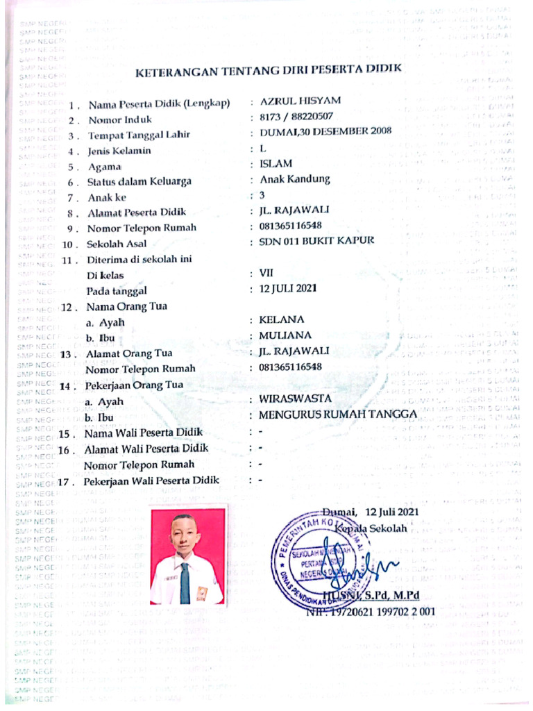 Azrul Data | PDF