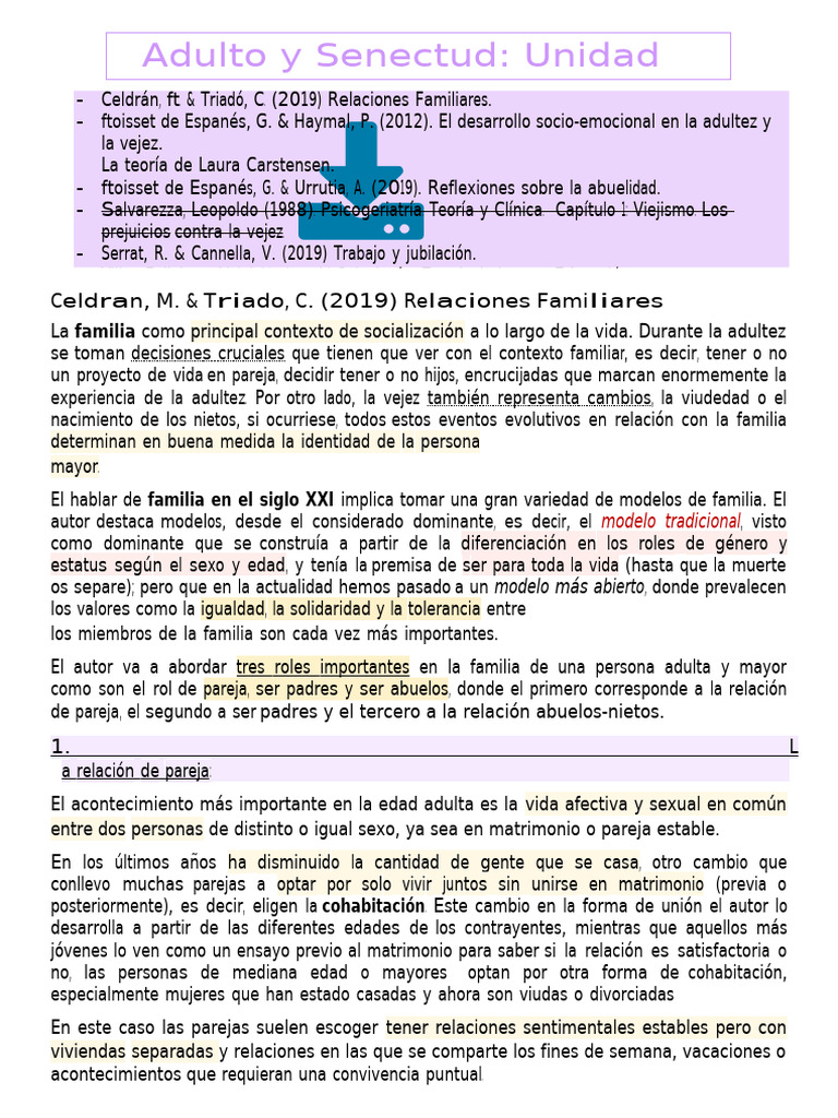 Resumen Adulto U5 - Rompe | PDF | Adultos | Teoría de apego