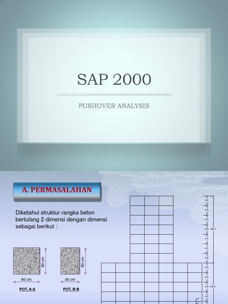 SAP 2000 Pushover) | PDF