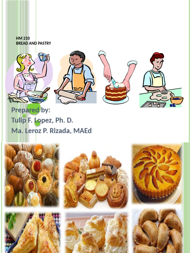 Baking PPT Pastries | PDF | Custard | Breads