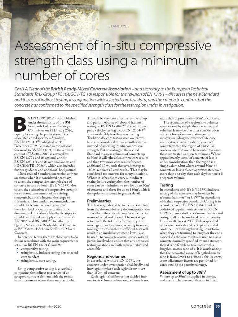 Assessment - of - In-Situ - Compressive - Strength - Class - Using - A ...