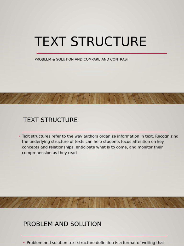 Text Structures: Problem-Solution & Compare-Contrast | PDF | Climate Change | Weather