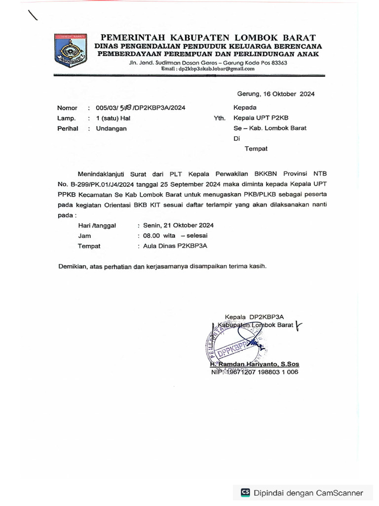 Undangan Orientasi BKB Kit | PDF