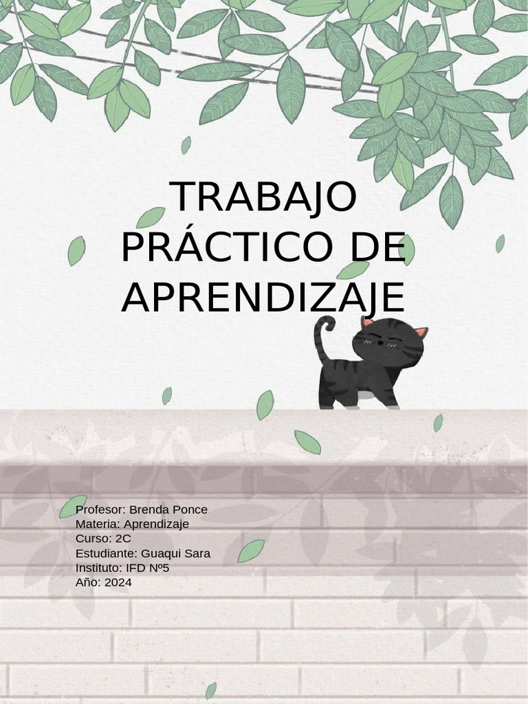 Guaqui Aprendizaje 2C | PDF | Aprendizaje | Maestros