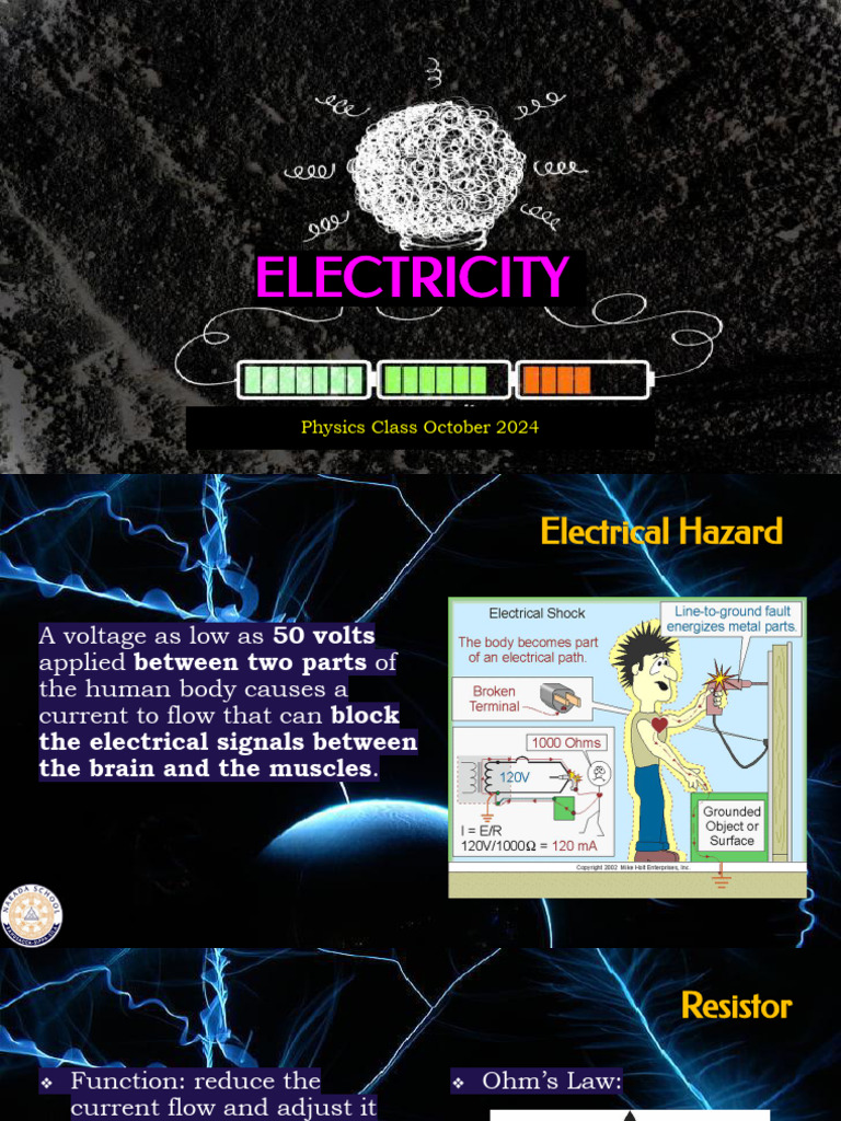 Electricity Basics and Exercises | PDF | Voltage | Series And Parallel ...