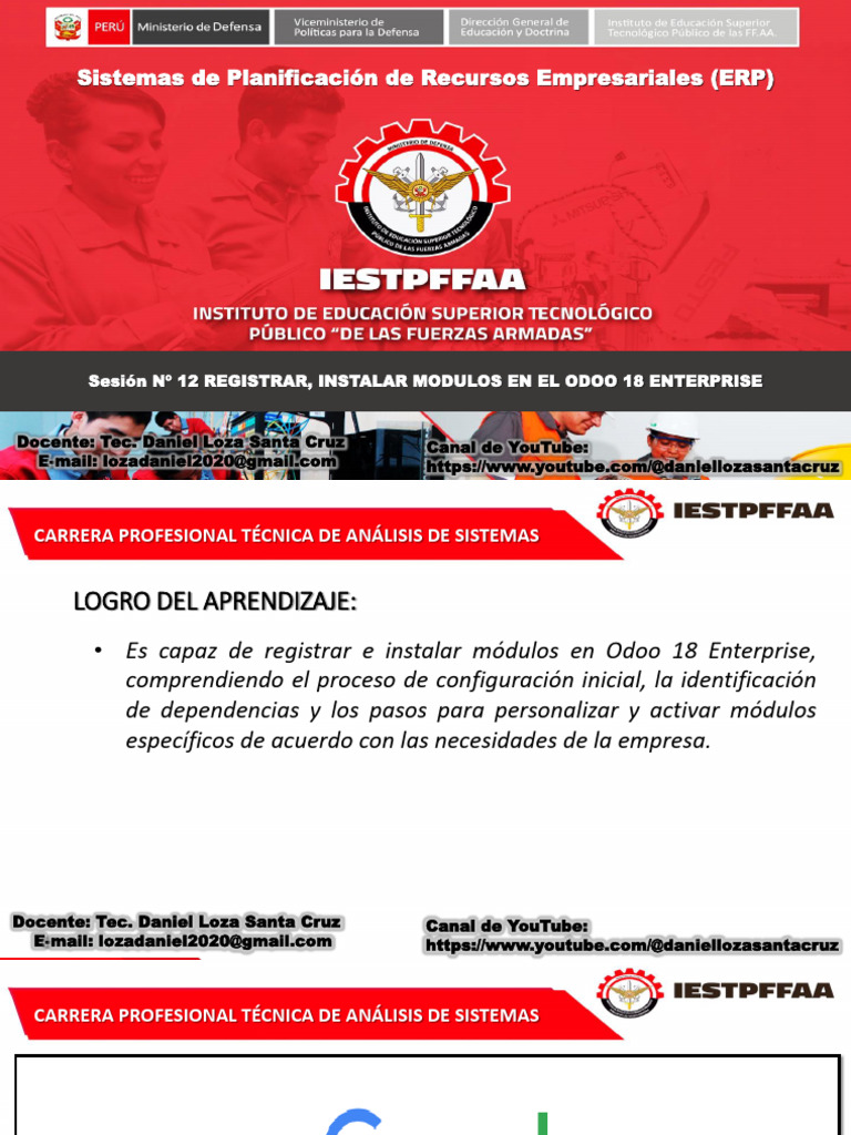 01-Semana012-Erp | PDF | Planificación de recursos empresariales | Informática