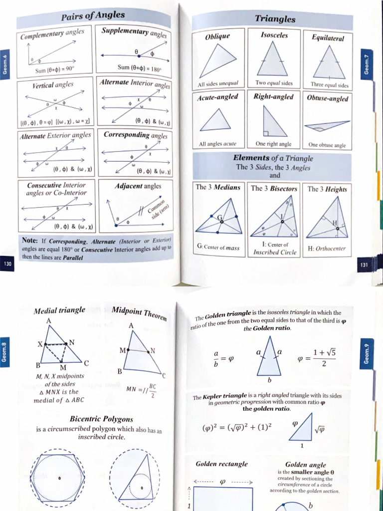 Mathematics Geometry Dictionary | PDF