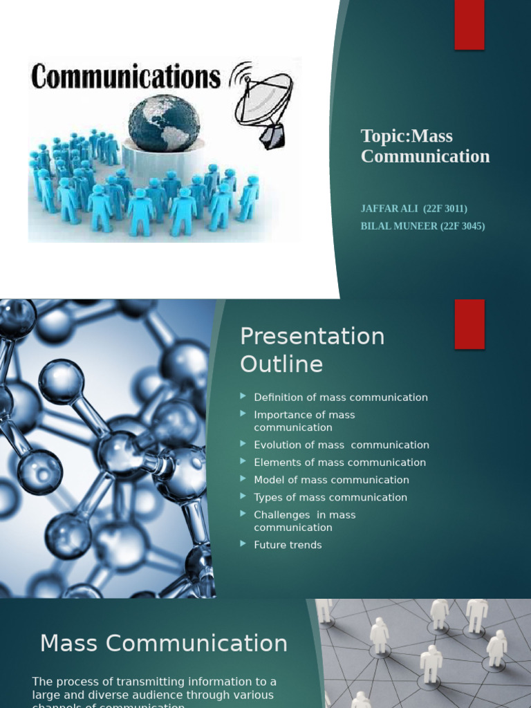 sociology presentation | PDF | Communication | Mass Media