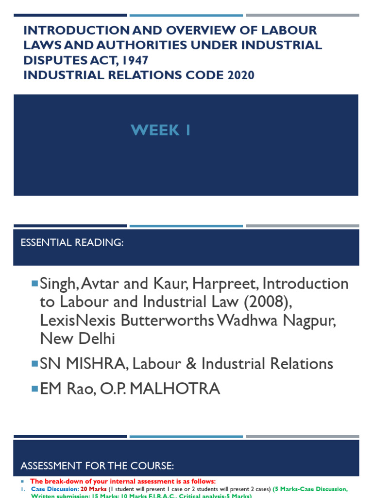 Labour Law II Slides | PDF | Labour Law | Tribunal