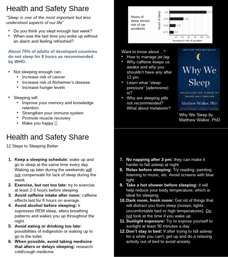 Importance of Sleep for Health | PDF | Sleep | Animal Physiology