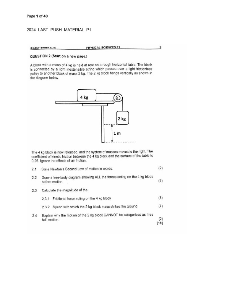 2024 Last Push Material p1 | PDF | Technology & Engineering