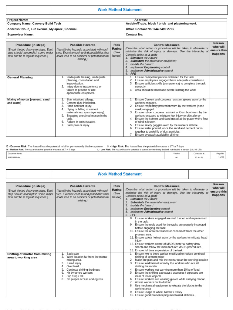 Construction Safety Guidelines | PDF | Safety | Occupational Safety And ...
