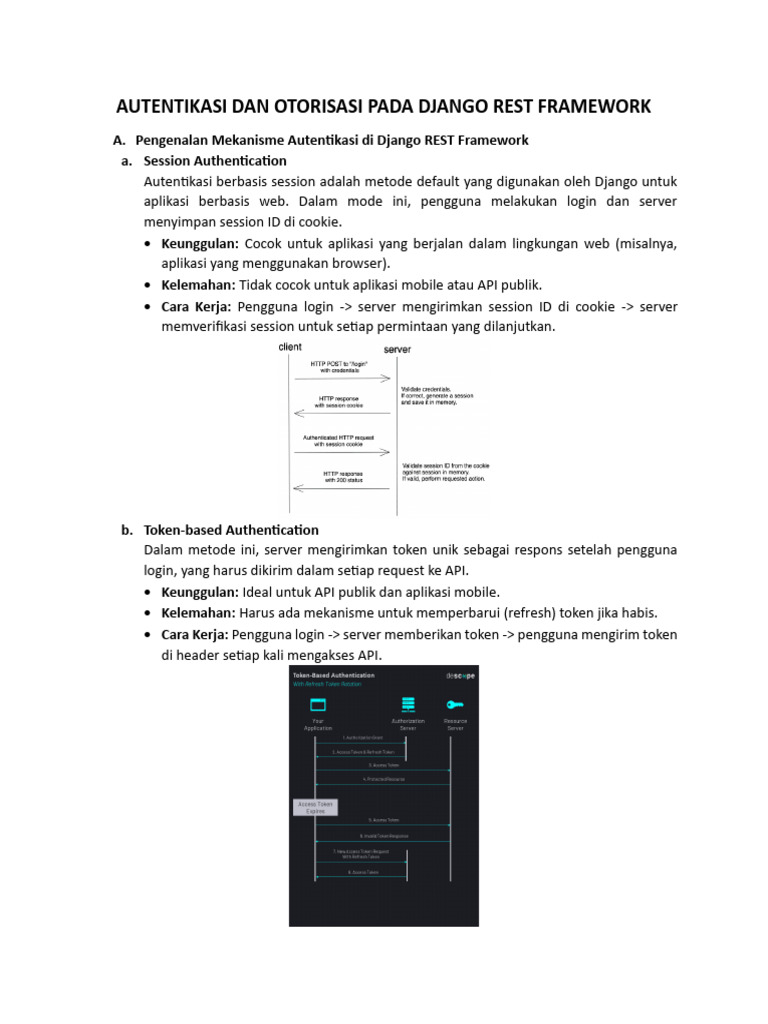 AUTENTIKASI Dan OTORISASI Di DJANGO REST FRAMEWORK | PDF | Bisnis ...