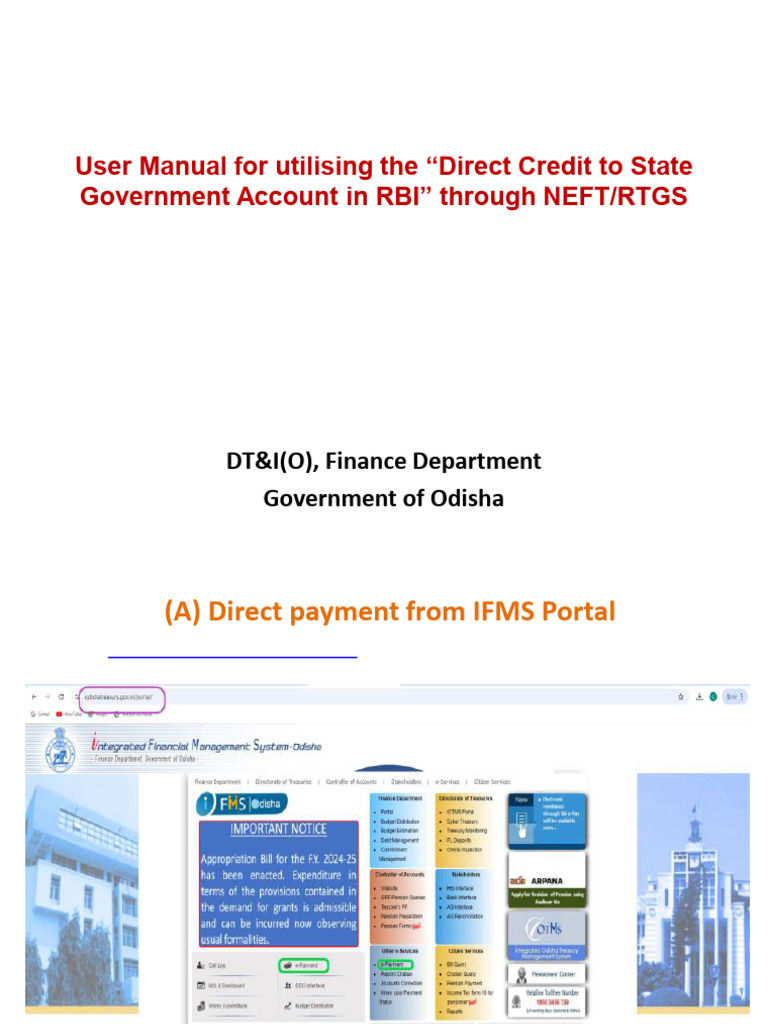 User_Manual_NEFT_RTGS | PDF | Banks | Banking