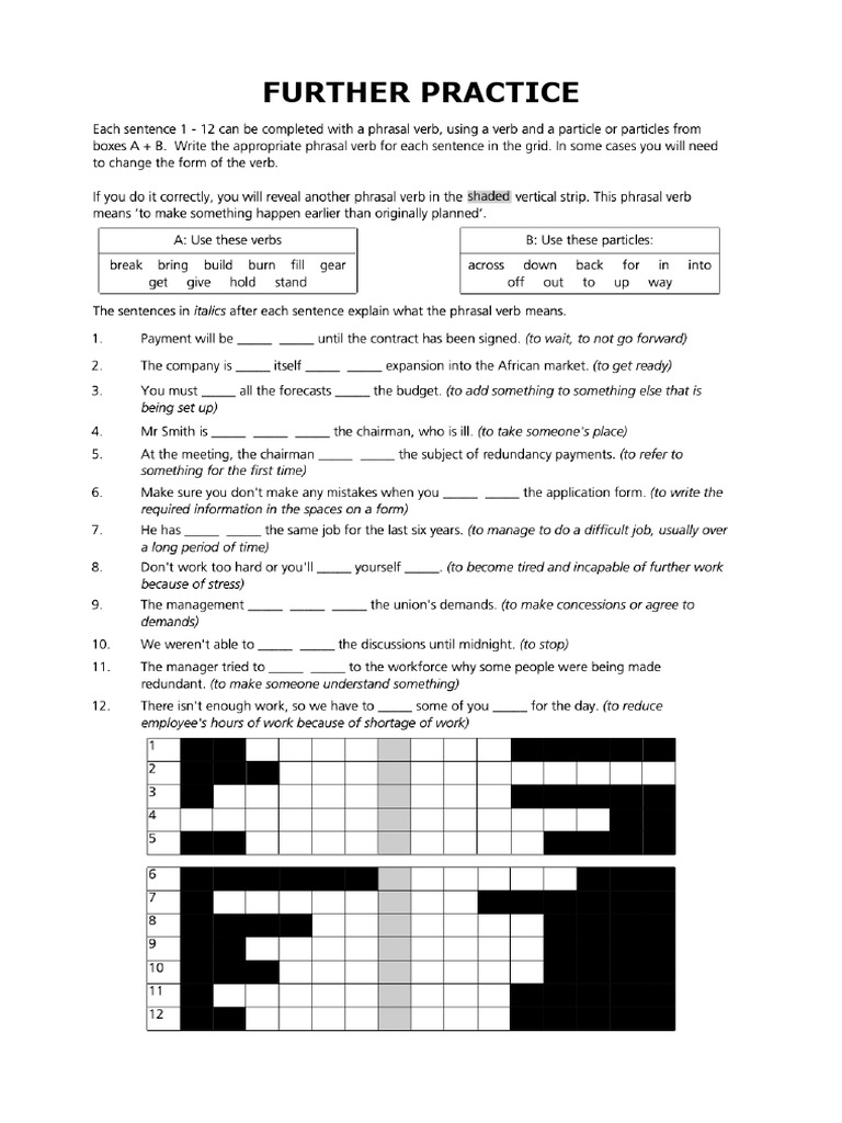 FURTHER PRACTICE | PDF