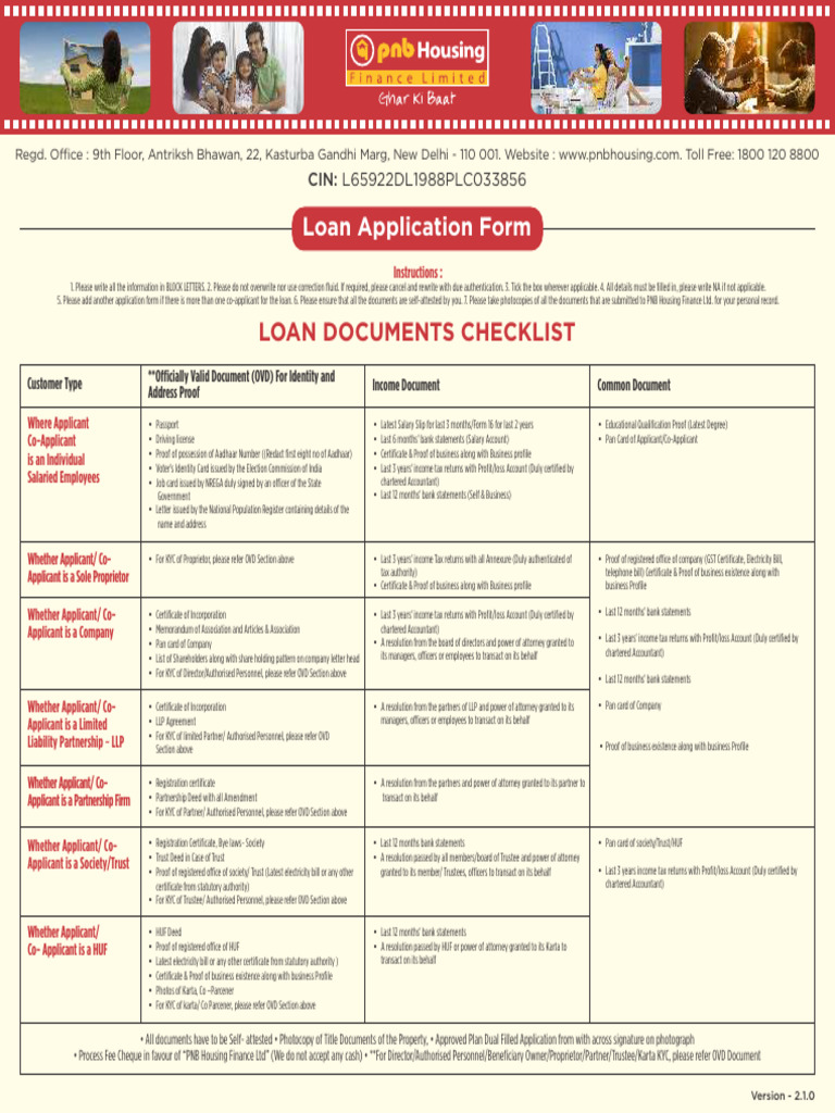Loan Application Form - New - Web | PDF | Limited Liability Partnership ...