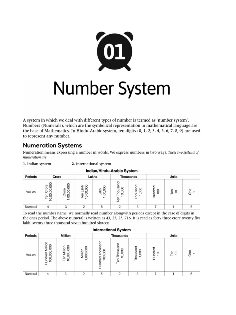 Number System | PDF