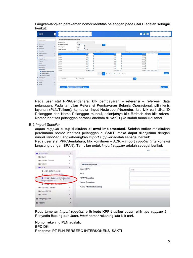 Juknis Perekaman Supplier PPP | PDF