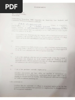 AIBE Eligibility Undertaking Form | PDF