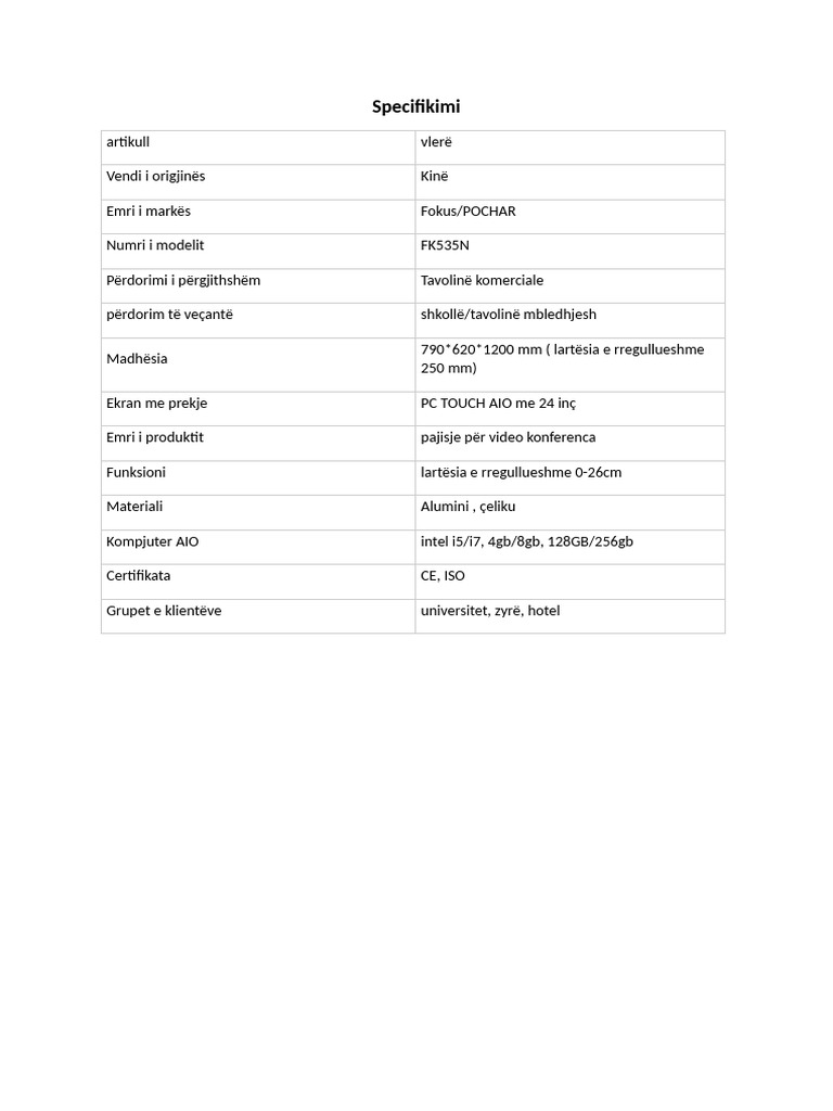 Specification | PDF