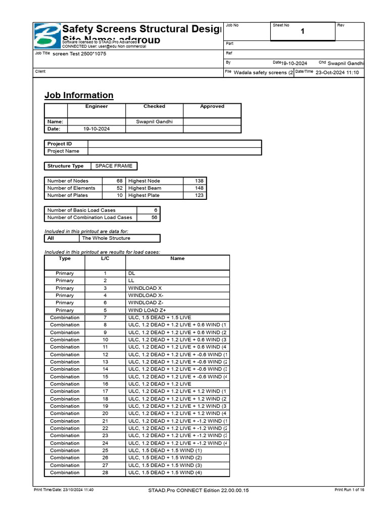 Wind screens Analysis report | PDF | Software | Computing