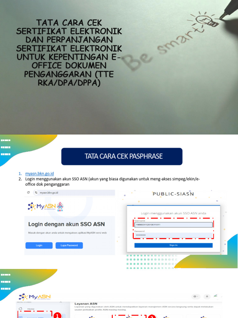 Tata Cara Cek Sertifikat Elektronik | PDF