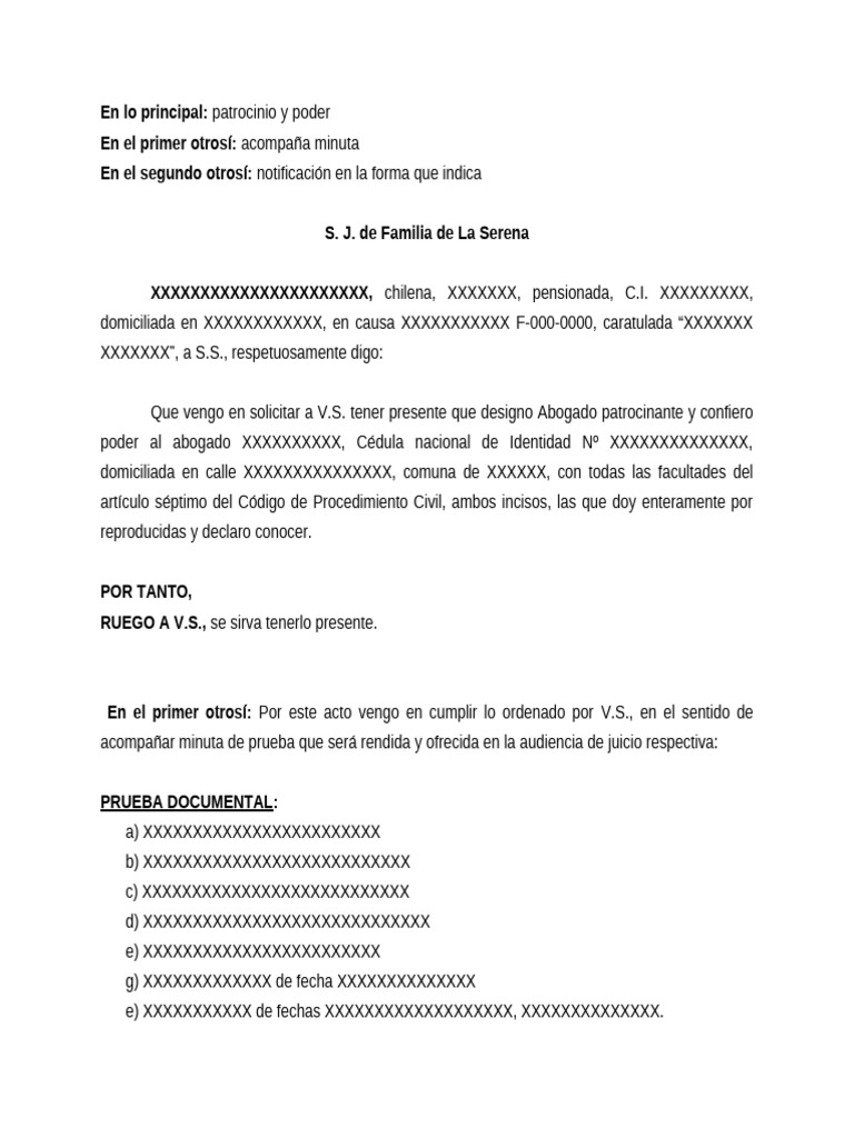 Minuta Puntos de Prueba | PDF