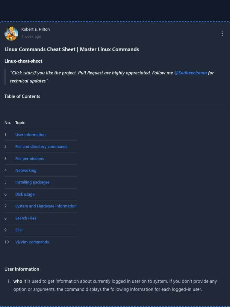 Linux Commands Cheat Sheet - Master Linux Commands | PDF | Secure Shell | Computer File