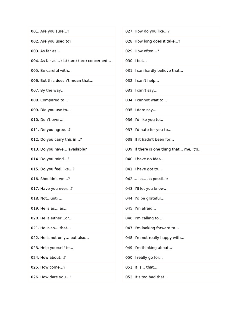 100 english phases | PDF