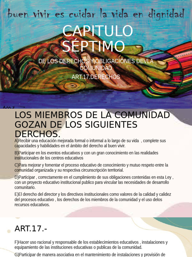 Capitulo Séptimo Politica Educativa | PDF | Escuelas | Comunidad