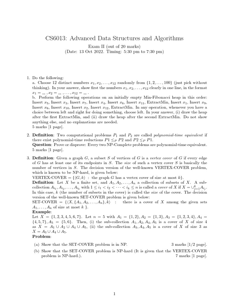 exam_3 | PDF | Mathematical Concepts | Computational Problems