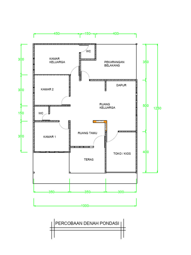 Rencana Denah-Model | PDF