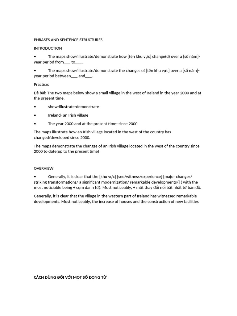 AZ - SENTENCE STRucture | PDF