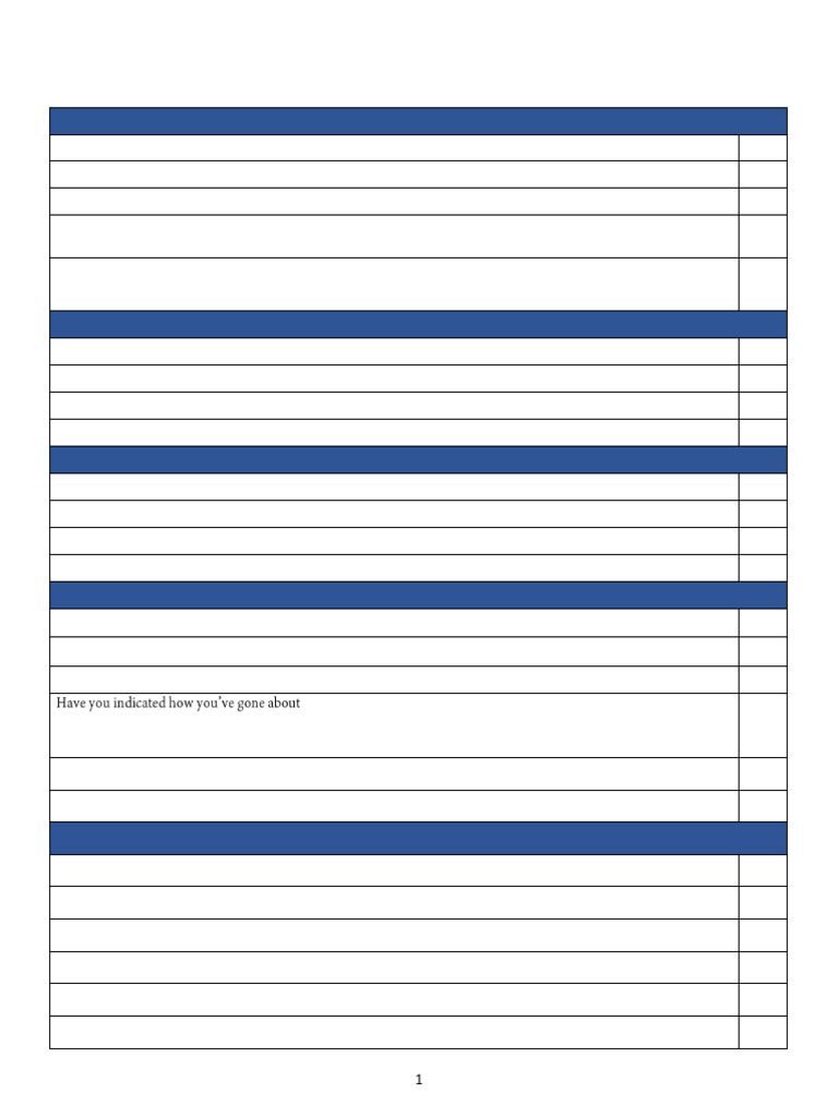 Extended Essay Student Checklist | PDF | Essays | Methodology